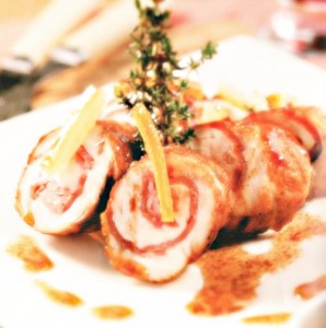 Rotolini di pollo farciti al limone
